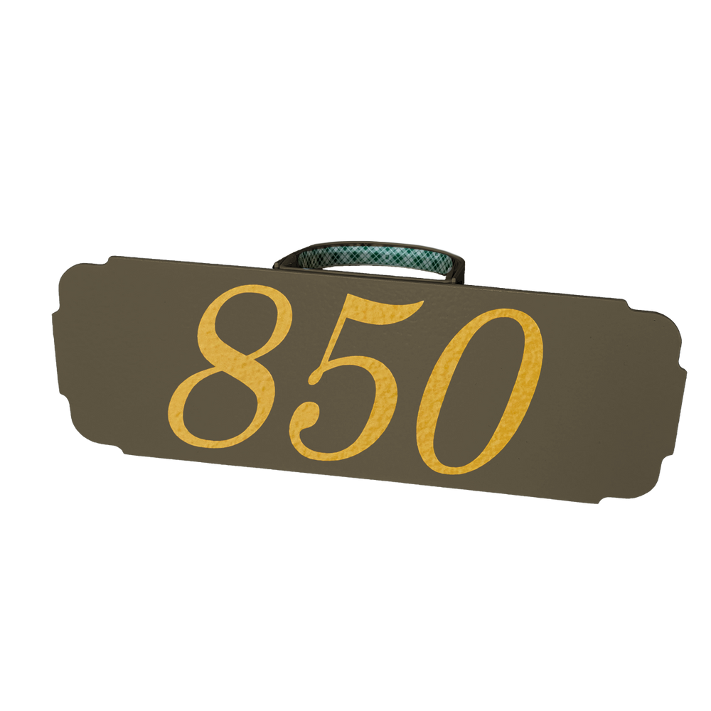 Classic Mailbox Address Plaque